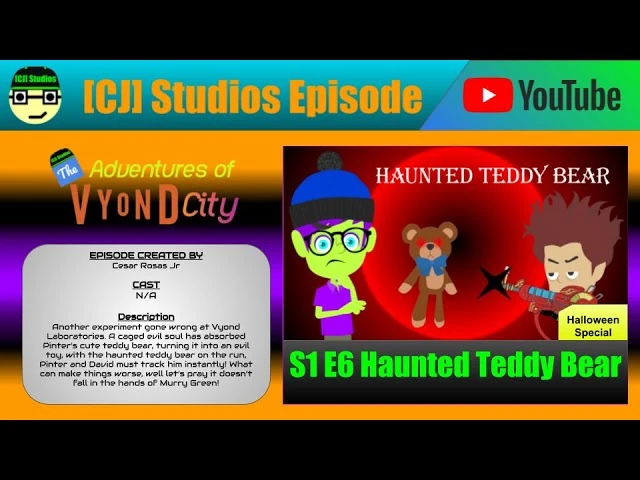 Haunted Teddy Bear | The Adventures of Vyond City (S1 E6) | [CJ ...