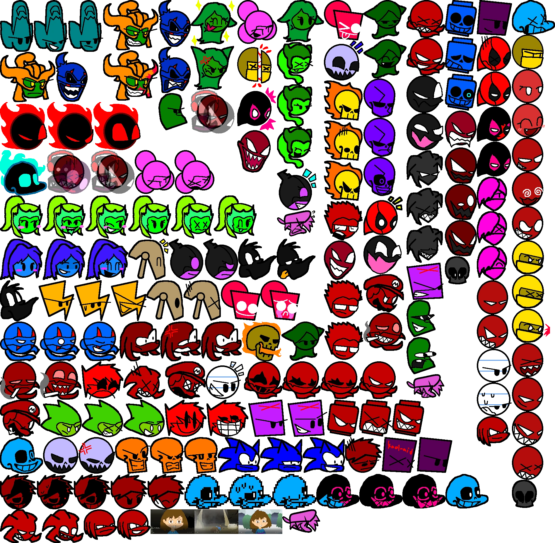 Almost every icon featured in FNF Vs Awesomest Battle Ever | Fandom