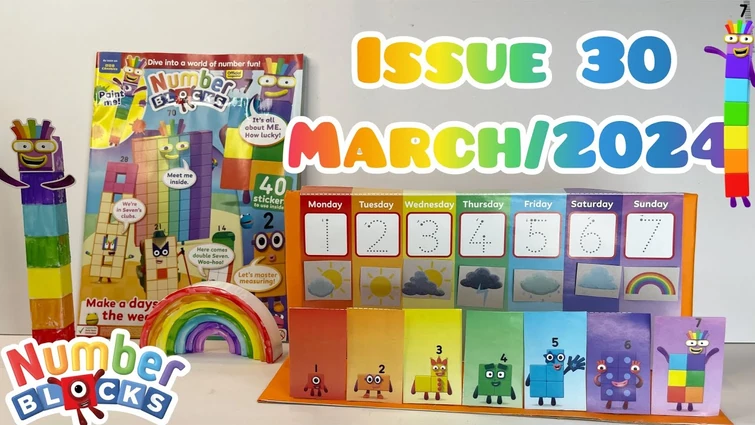 Numberblocks Magazine from 1-29, Seven, Octoblock and Square club | Fandom