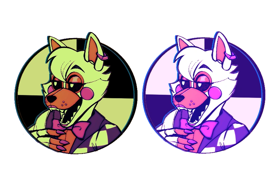 Lolbit icons that got too many color overlay 🥲 YALL Can have them too ...