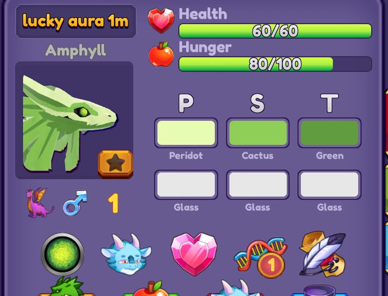 Cute Lucky Aura Amphs + Saurs FT/S | Fandom