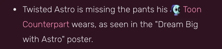 what happened to twisted astros pants??? | Fandom