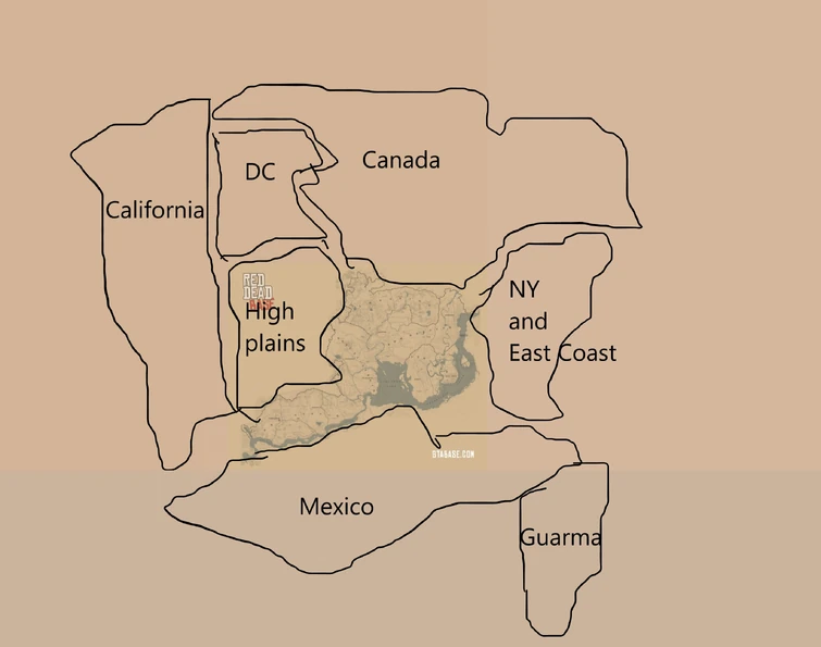 My map idea for RDR3 | Fandom