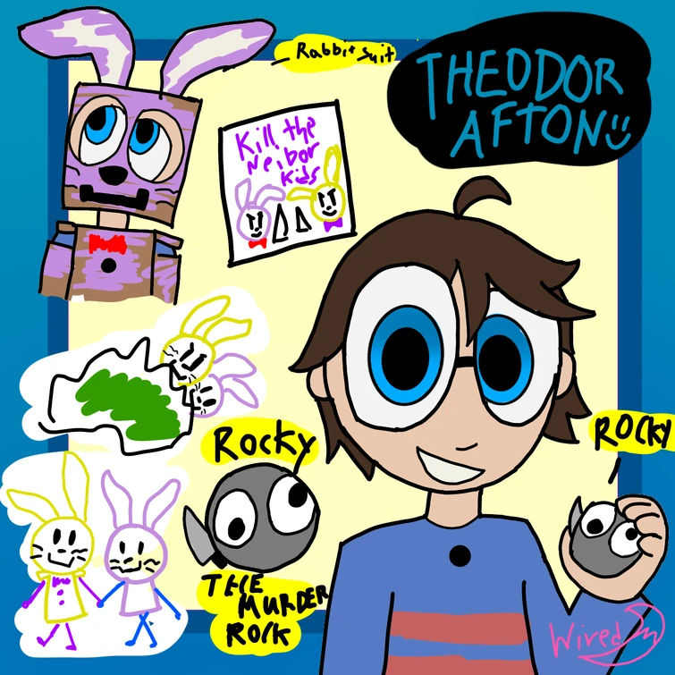 Theodor Afton (from Afton as a kid series) | Fandom