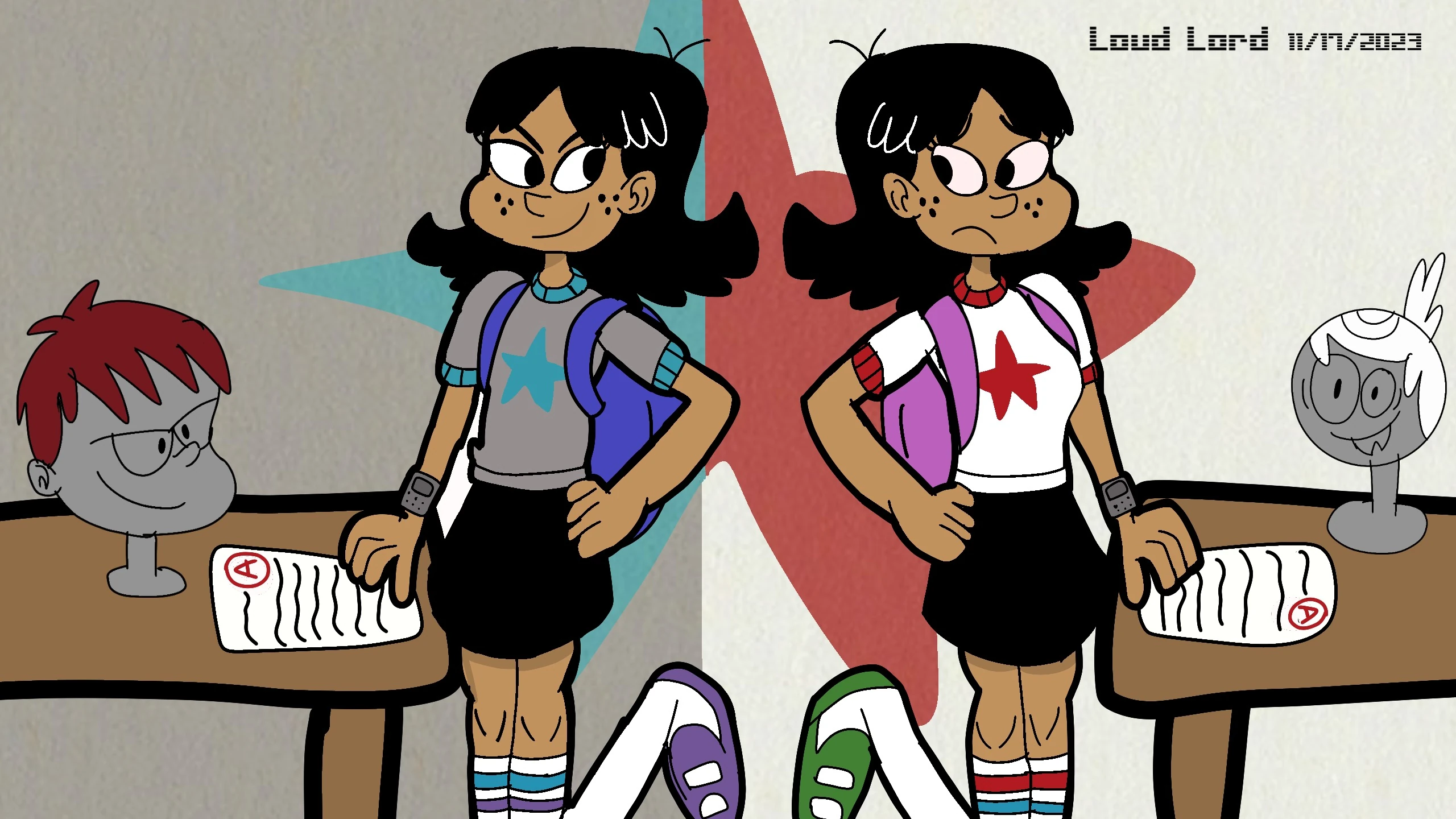 A Drawing Of Stella Zhau (& AU Stella) I Did A Few Days Ago | Fandom