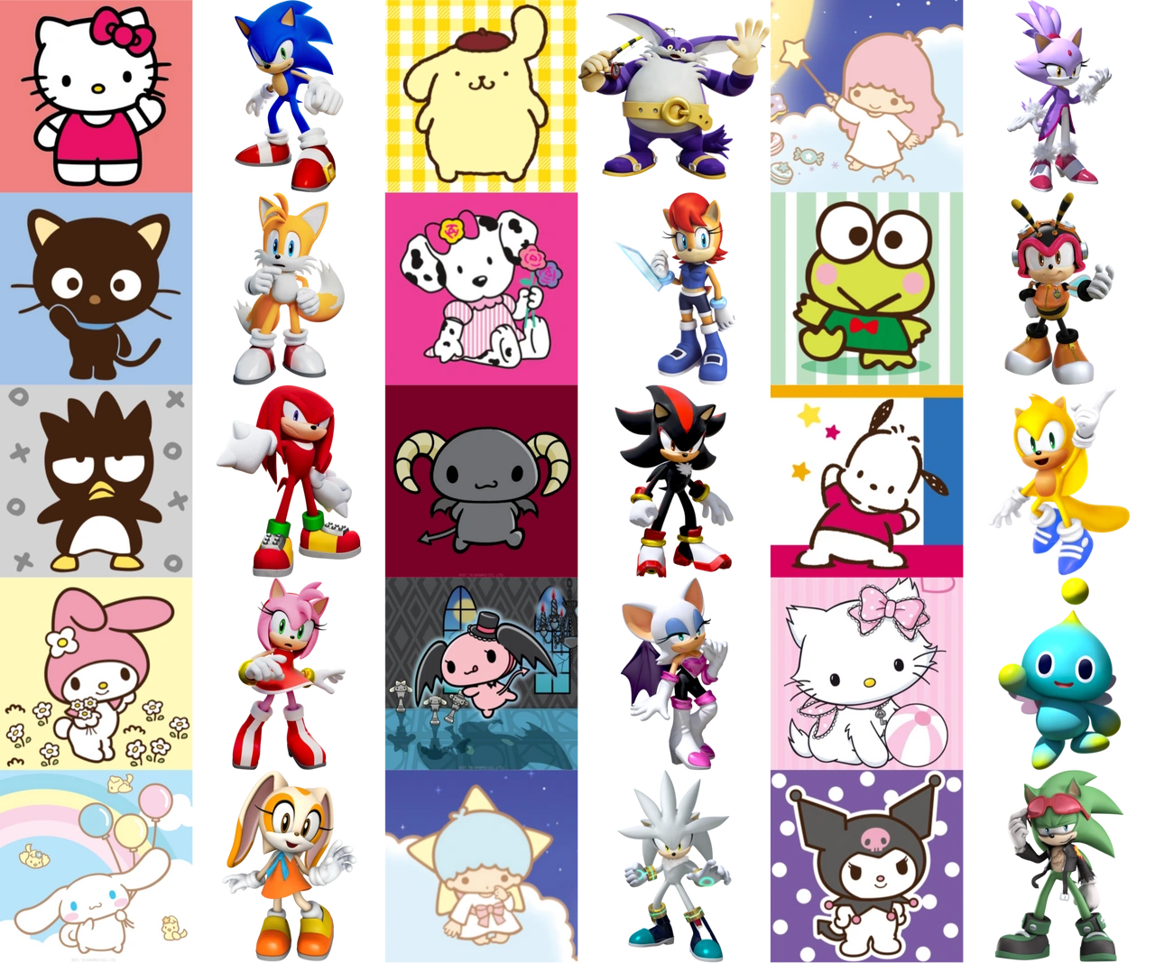 Sonic characters as Hello Kitty characters | Fandom