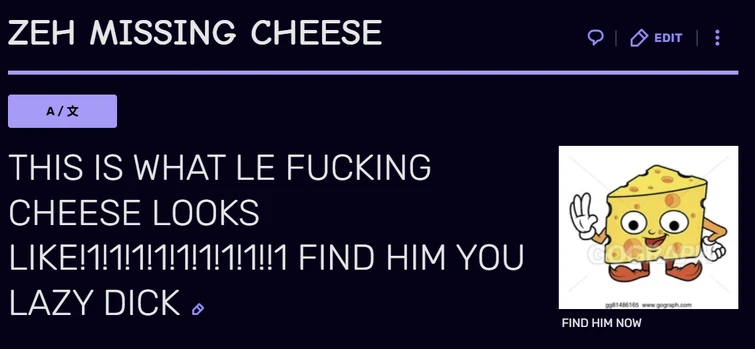 The Packgod Cheese Saga Part 2 | Fandom