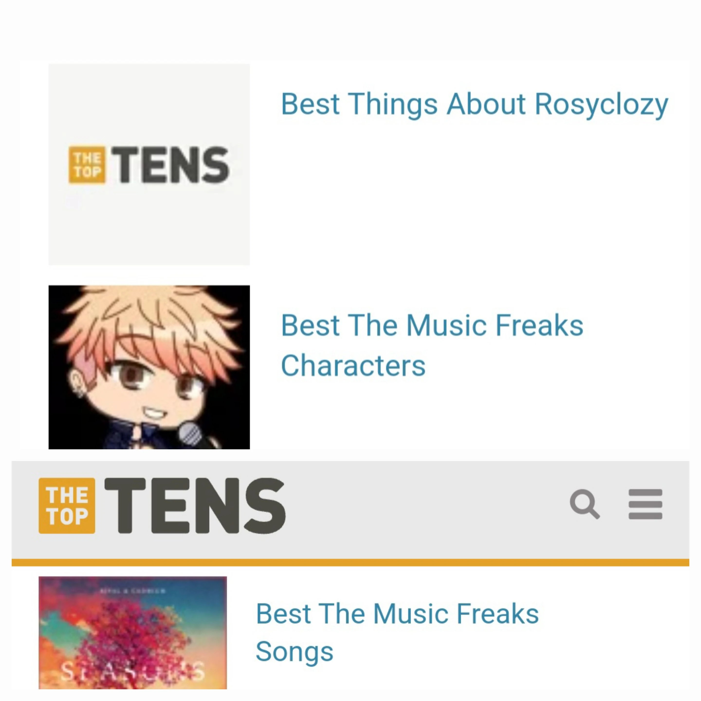 I Found Some Lists On The Toptens Of The Music Freaks | Fandom