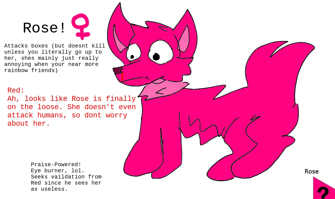 fanmade rose rainbow friend!! (BAD ART WARNING) | Fandom