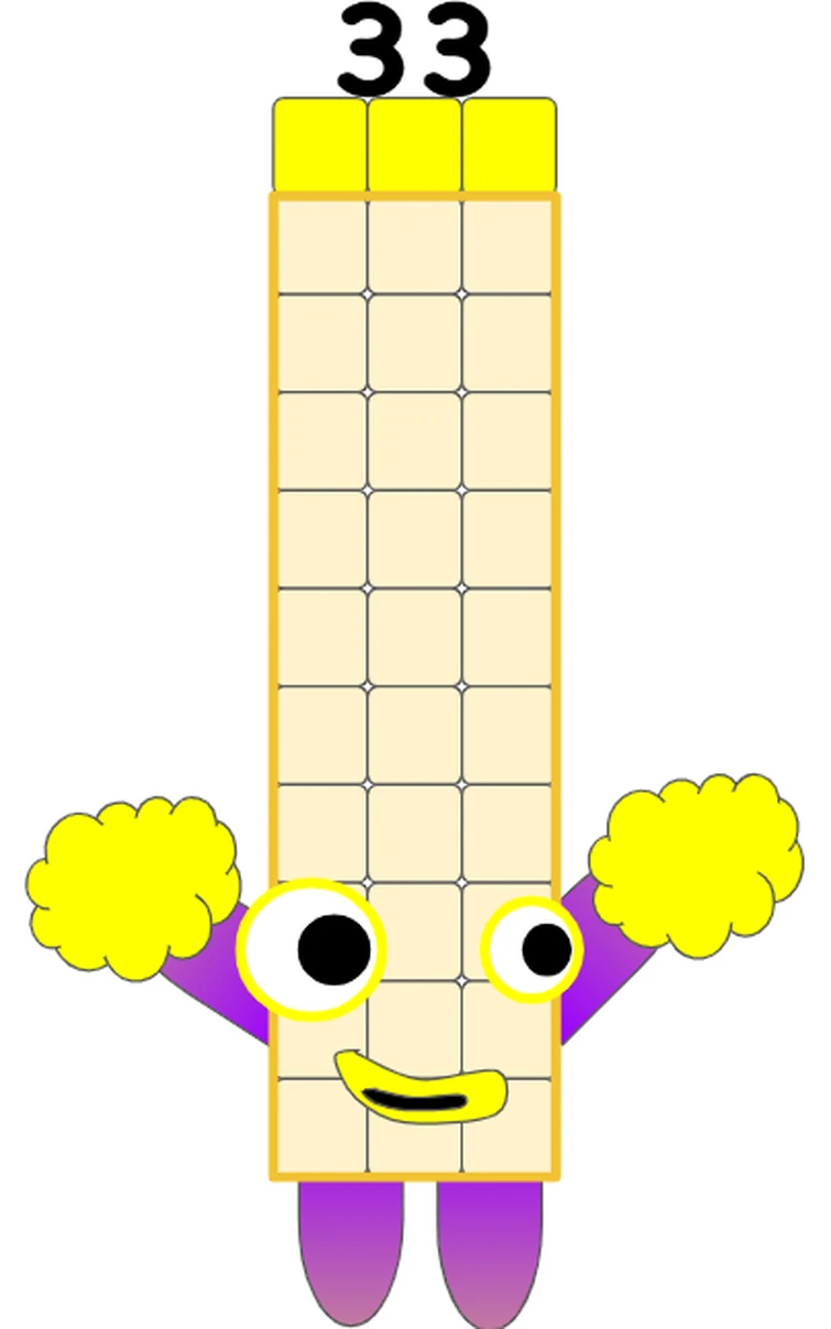 my fanmade numbeblocks 33-39 | Fandom