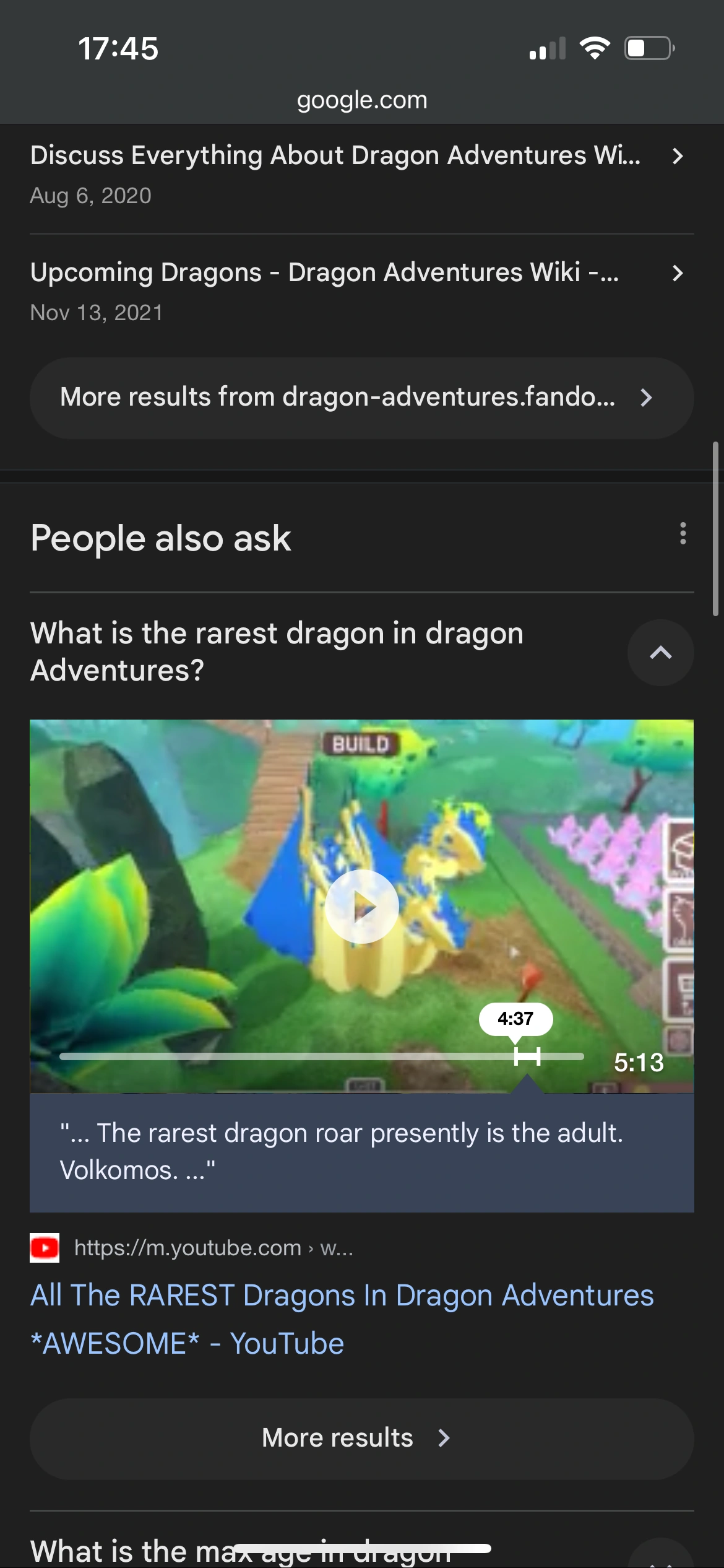the day the searches when u look up dragon adventures get updated is ...