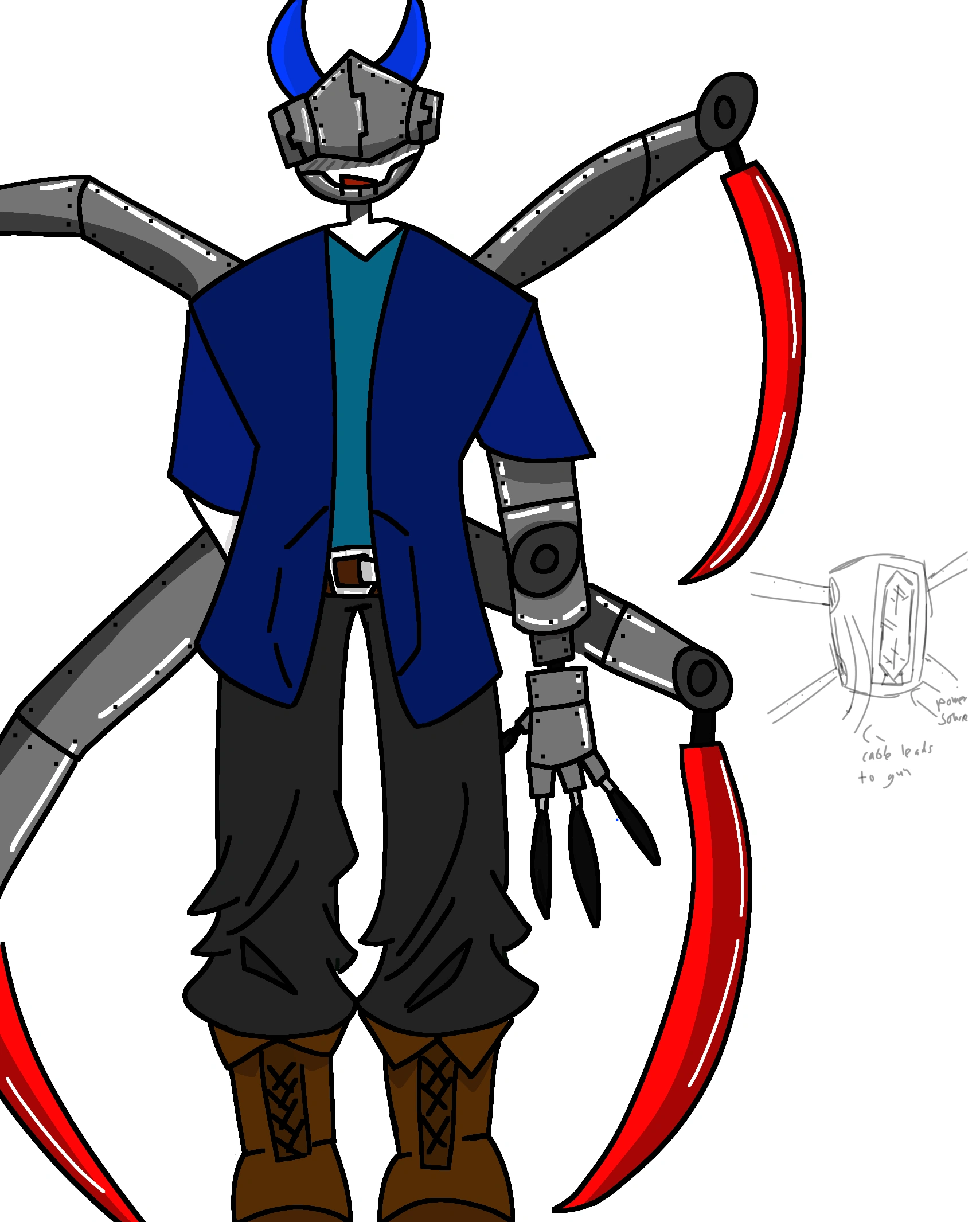 Cy the cyborg gun! | Fandom