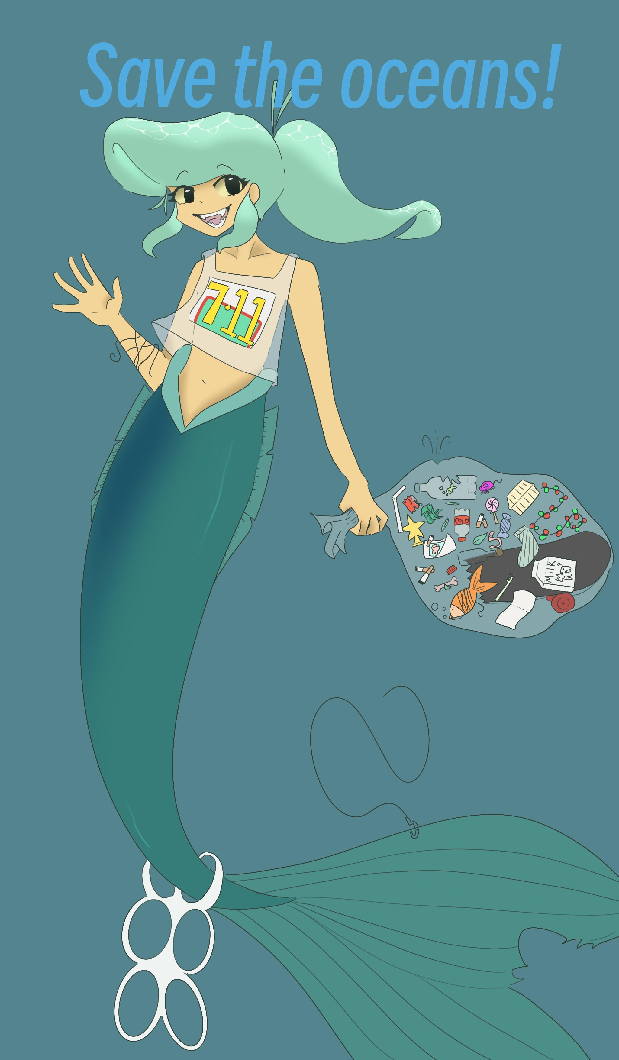 Tidy tells you to save the oceans! | Fandom