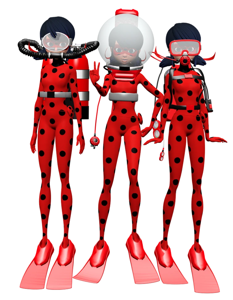 Ladybug scuba diving (by TheEstevezCompany on DeviantArt) | Fandom