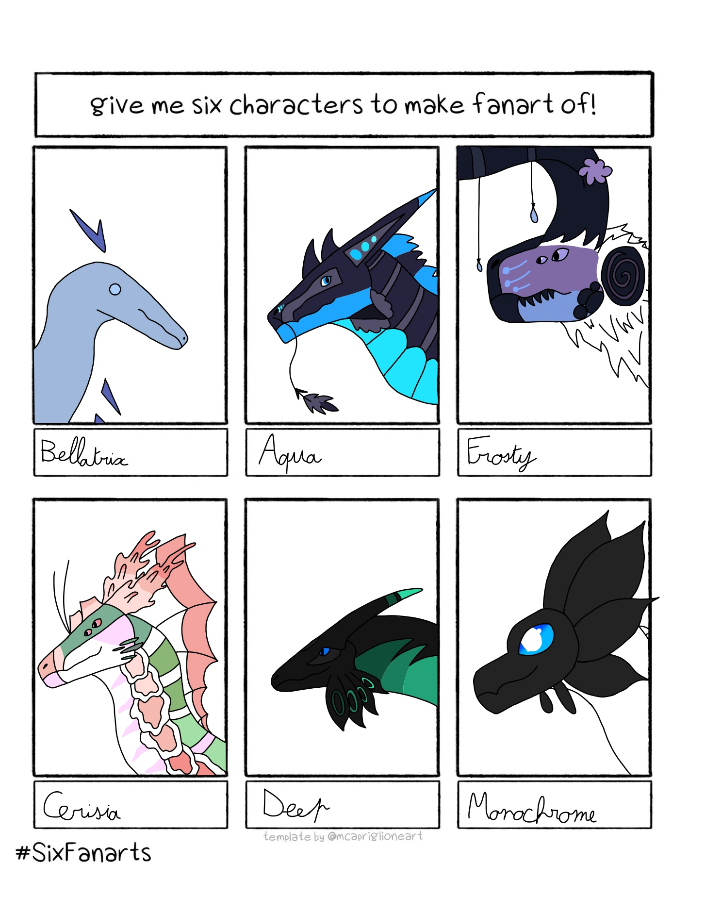 My 6 oc art! Part 1 | Fandom