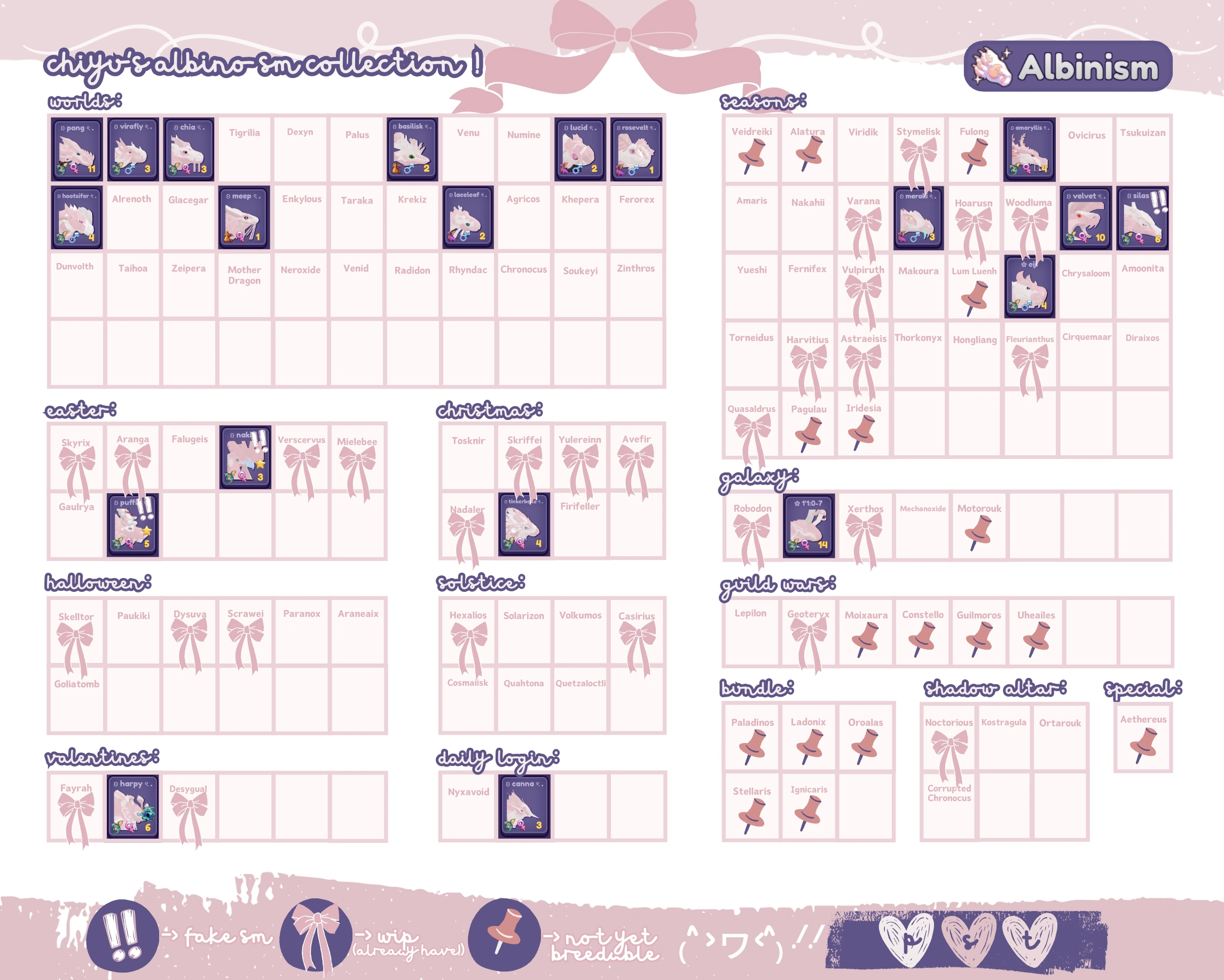 repost - lf an albino ovi! | Fandom