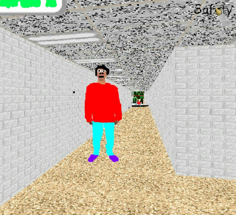 What the Player Sprite on Baldi's Basics Classic looks like in game ...