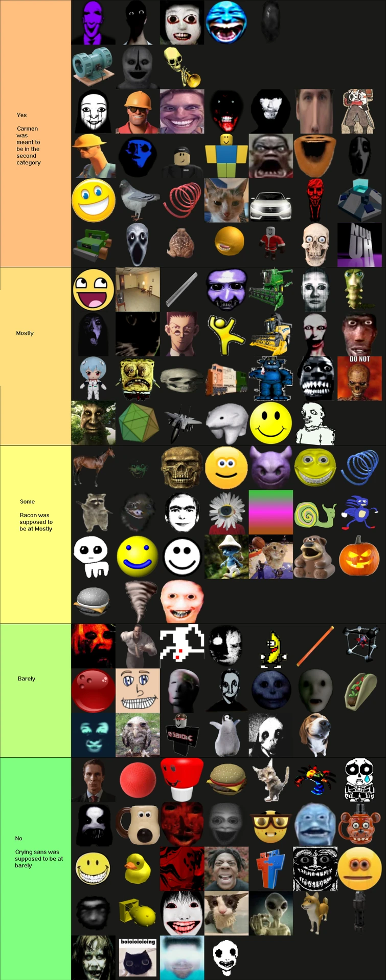 got bored so i made a list of nextbots whos audios can be heard during ...