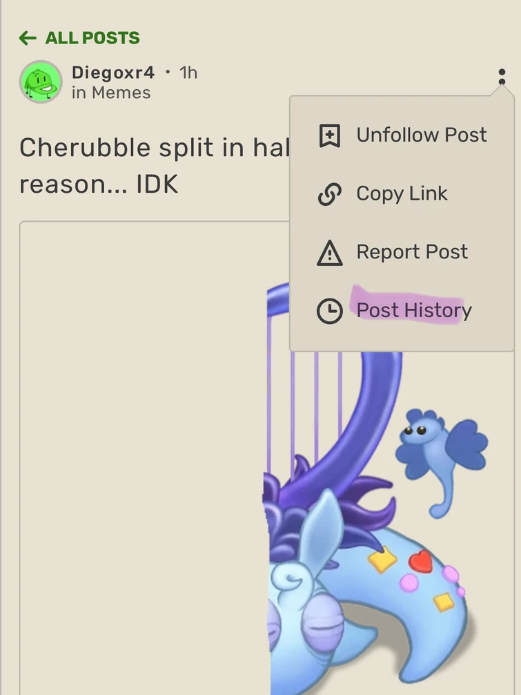 Cherubble split in half for some reason... IDK | Fandom