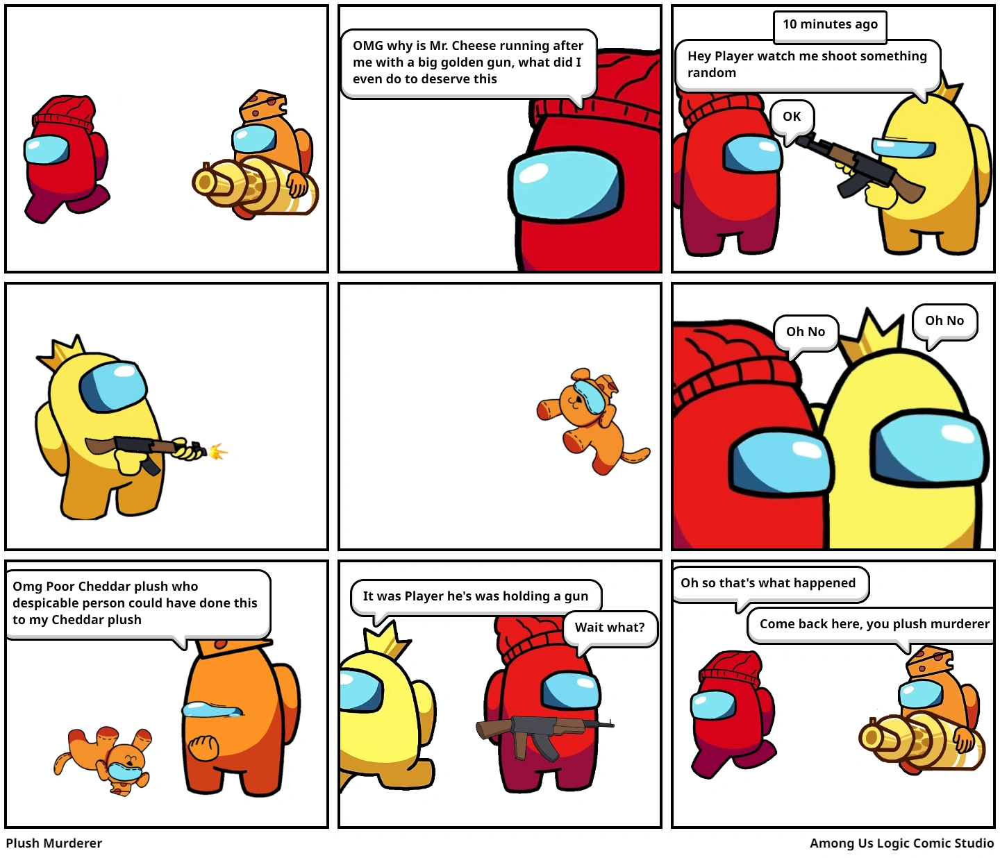 Among Us Logic Comic: Plush Murderer | Fandom