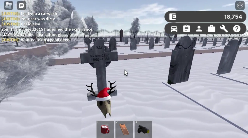 I just realized that in the graveyard, Greenville dressed up the ...