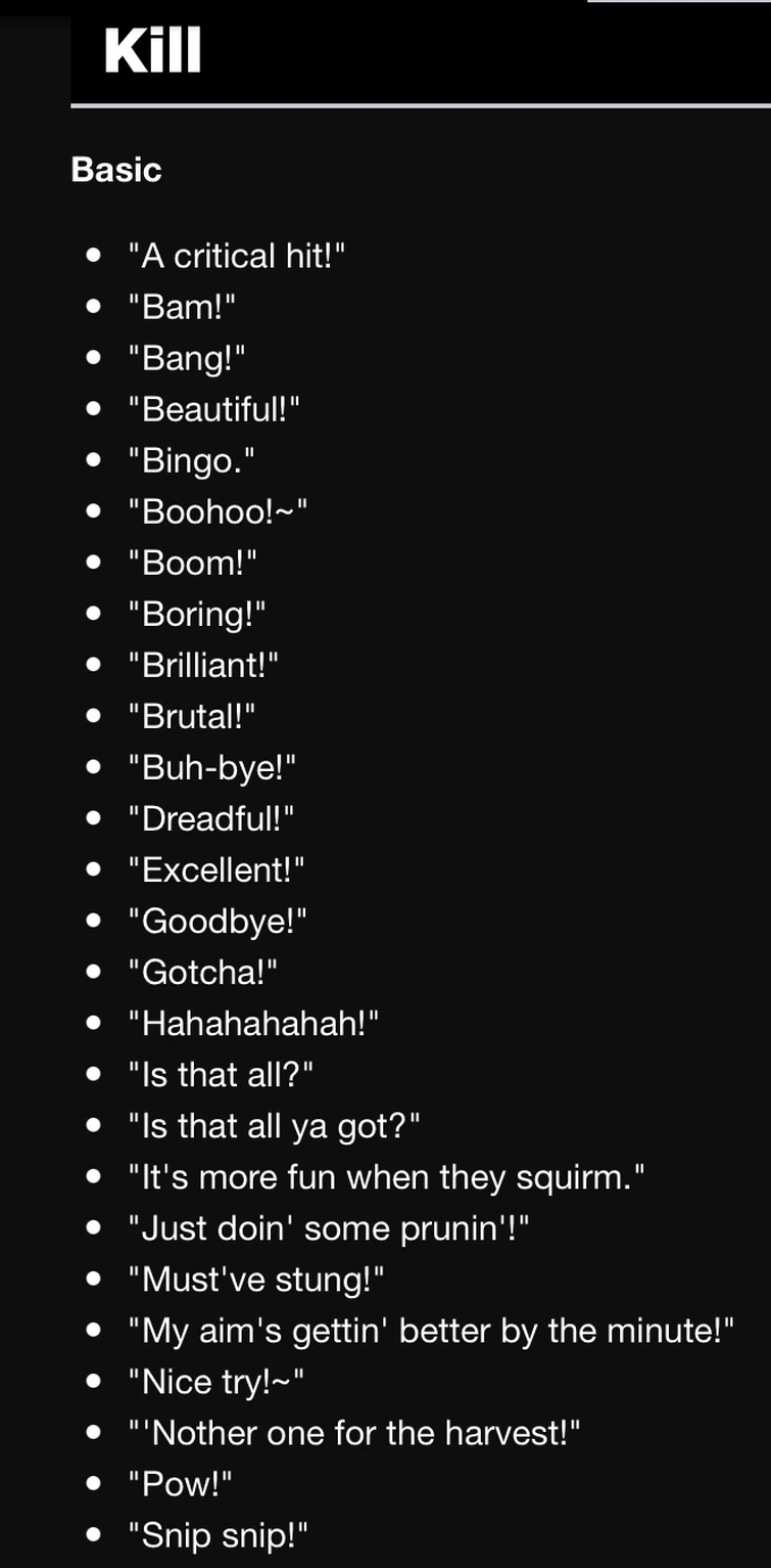 Some more scythe dialogue because none exists here | Fandom