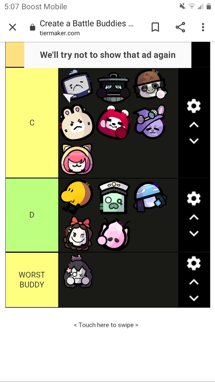 Tier list | Fandom