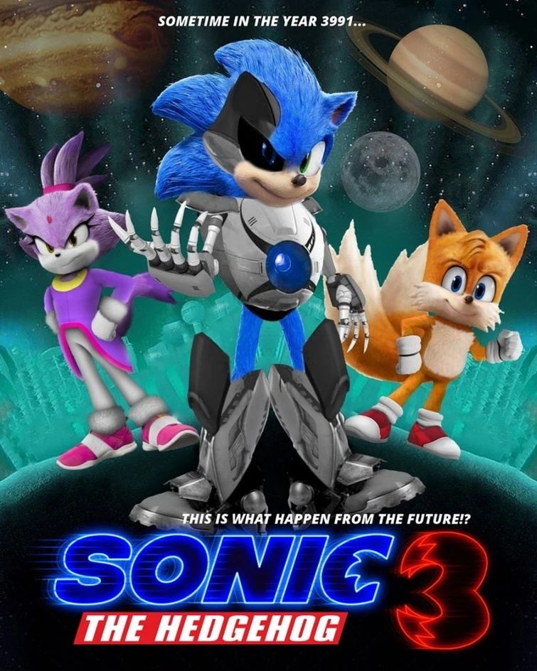 Sonic The Hedgehog Movie Edit With Futuristic's Posters (With Future's ...