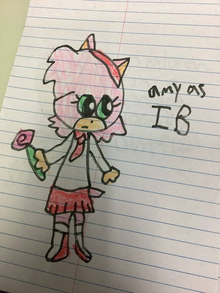 Amy rose as IB | Fandom