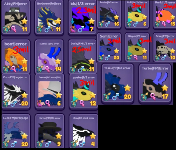 Selling / swapping errors | Fandom