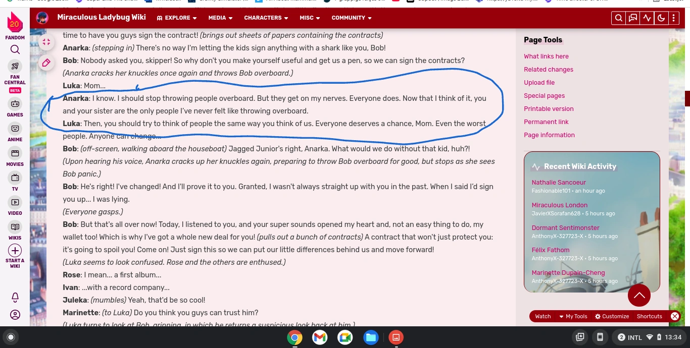 what did marinette, adrien and their friends do to her?? | Fandom