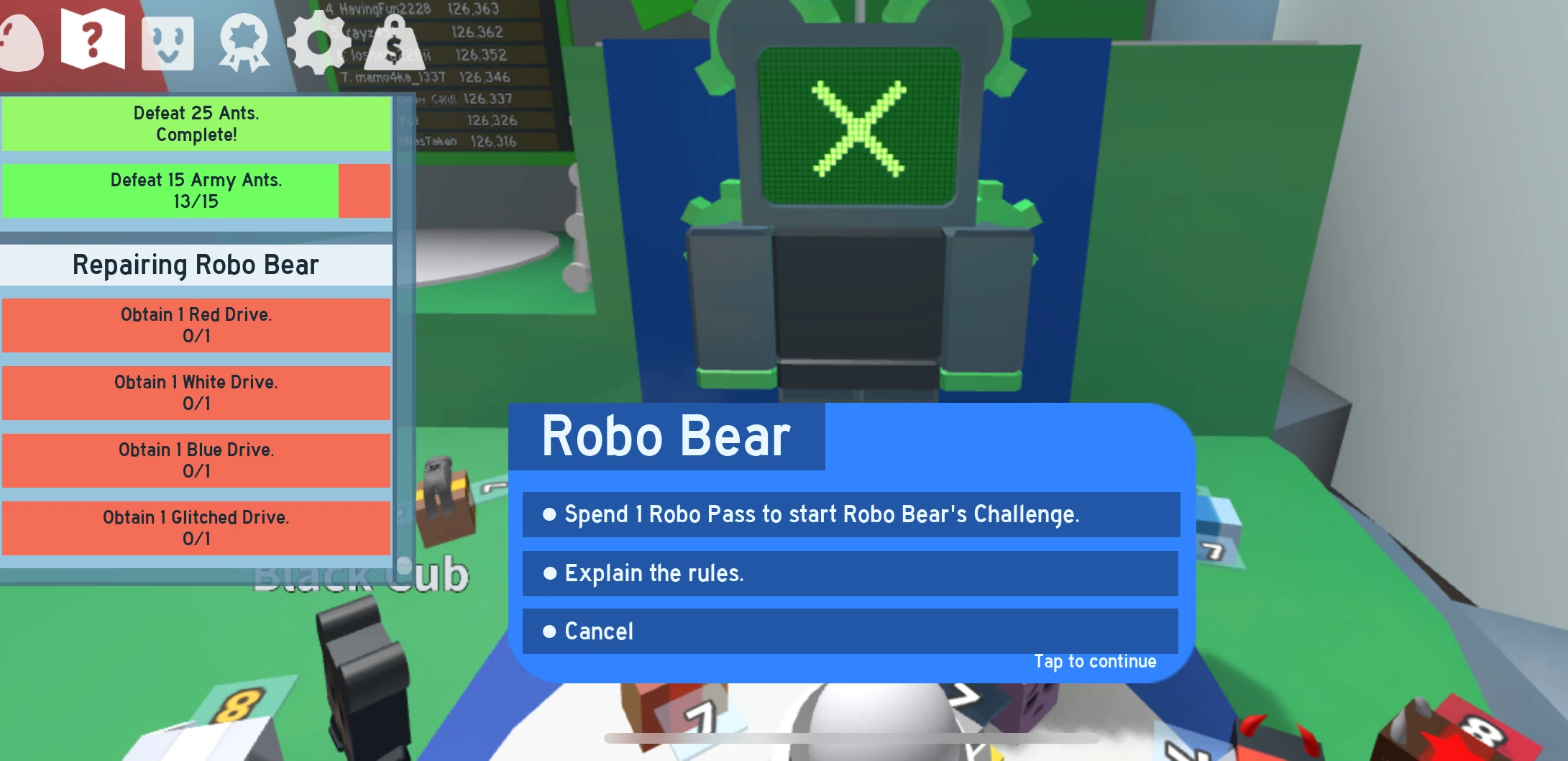 HOW IN THE LIVING HELL can I play robobear challenge when I haven’t ...
