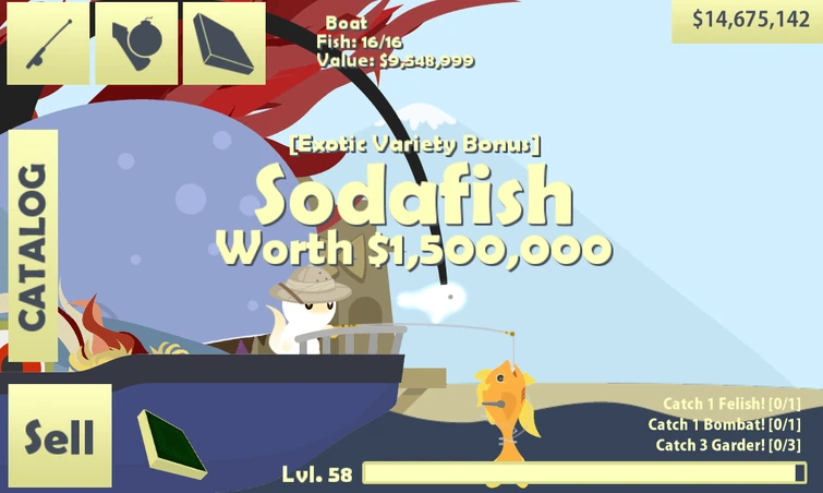 I did it, all 16 huge fish in 1 boat | Fandom