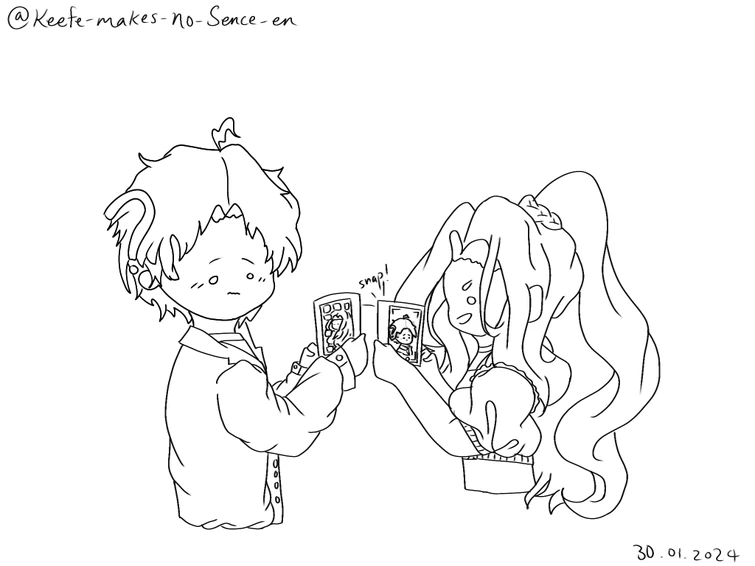 cute quick comic strip sketch [RP Scene] | Fandom