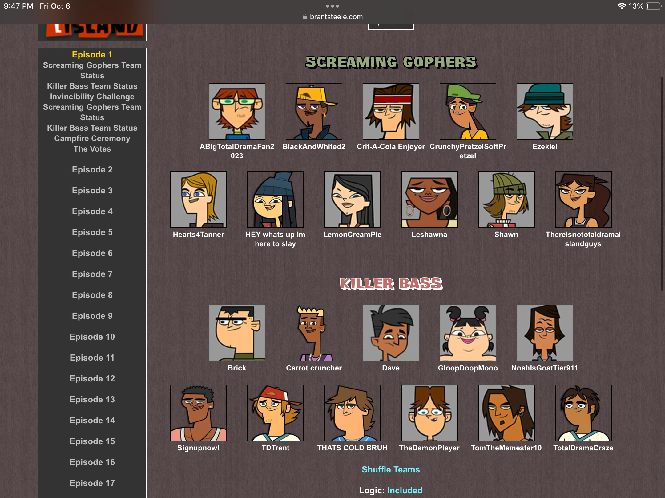 The Total Drama Simulator Episode 1 | Fandom