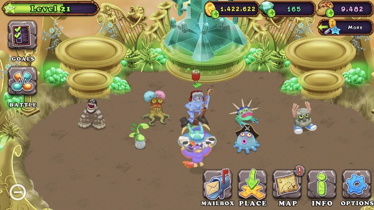 Updated gold island | Fandom