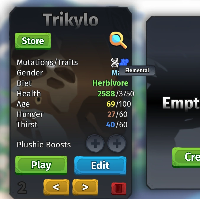 selling an elemental Trikylo | Fandom