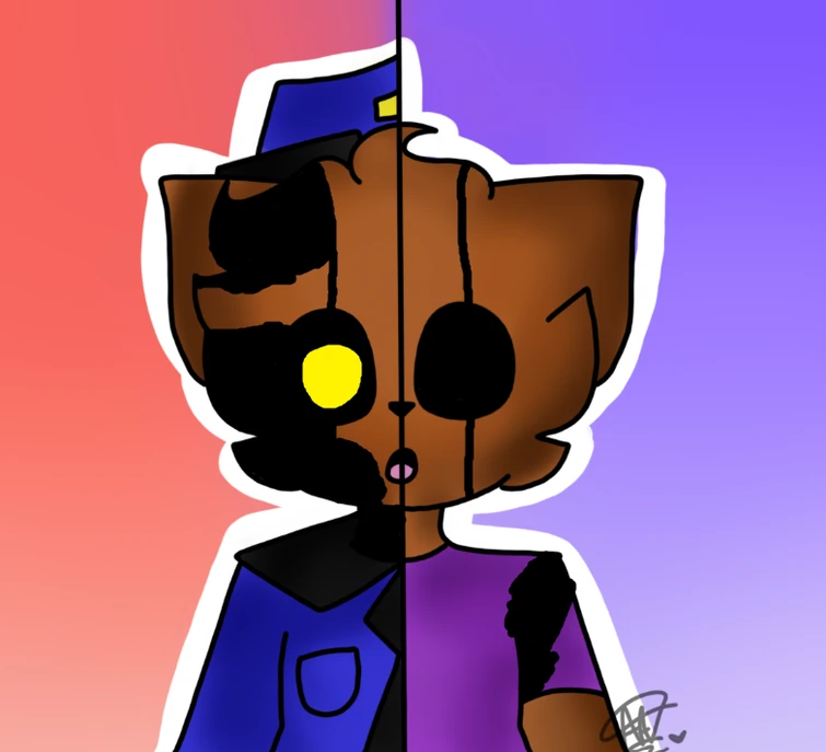 I edited my PFP that was from Mittens into Corrupted/Demonic Version of ...