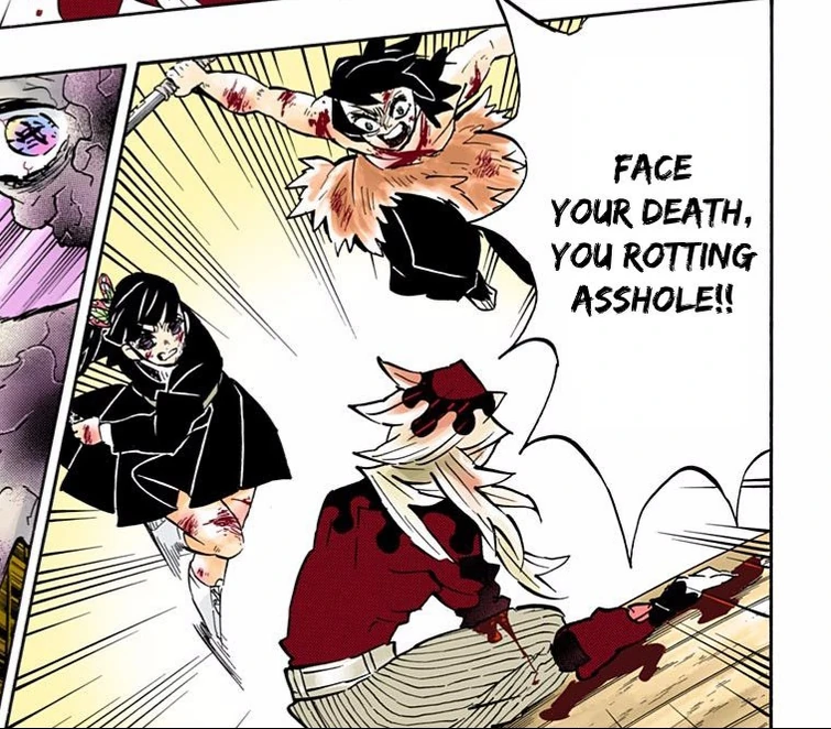 just inosuke, kanao and shinobu roasting doma | Fandom