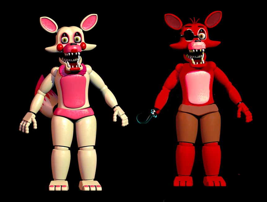 Toy Foxy (Fixed Mangle) But with Foxy's colors and stuff. | Fandom