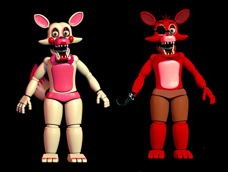 Toy Foxy (Fixed Mangle) But with Foxy's colors and stuff. | Fandom