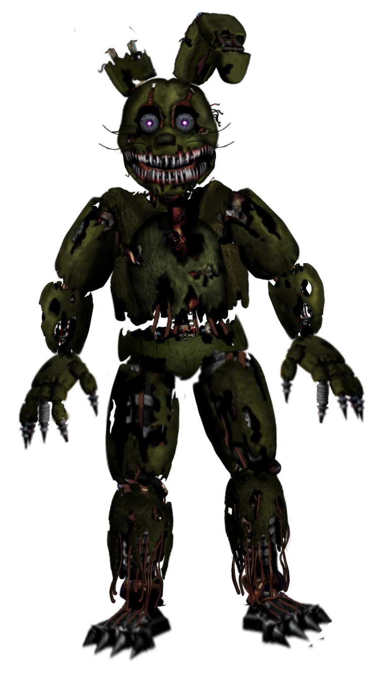 Springtrap looks different than what we see | Fandom