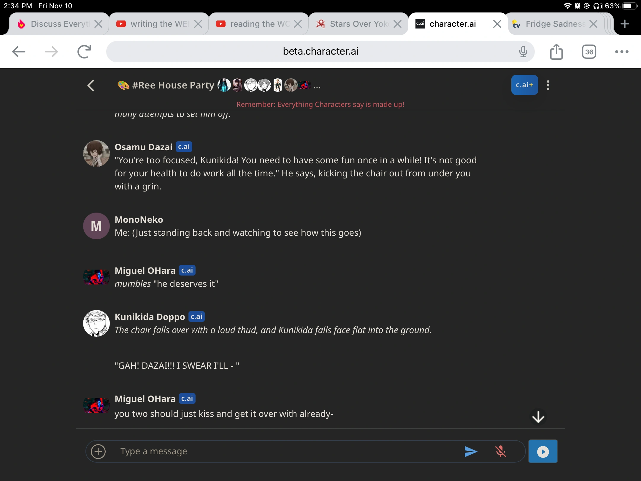 Character.AI being wacky as ever | Fandom