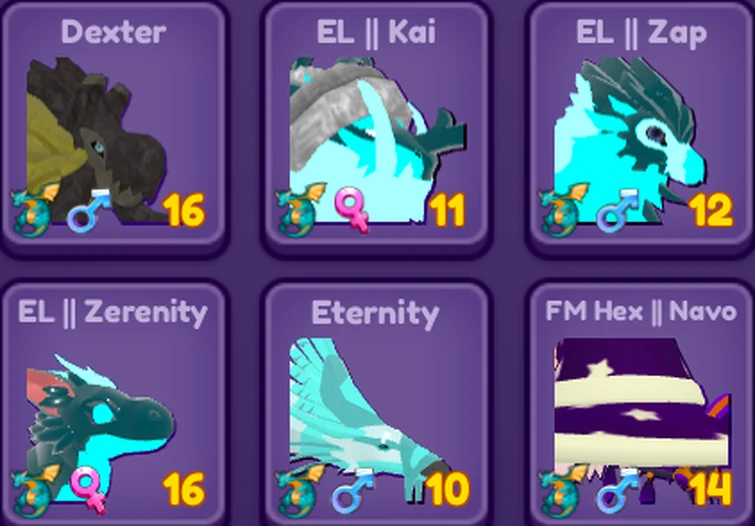 LF: Specific Dragons // Inventory Auction | Fandom