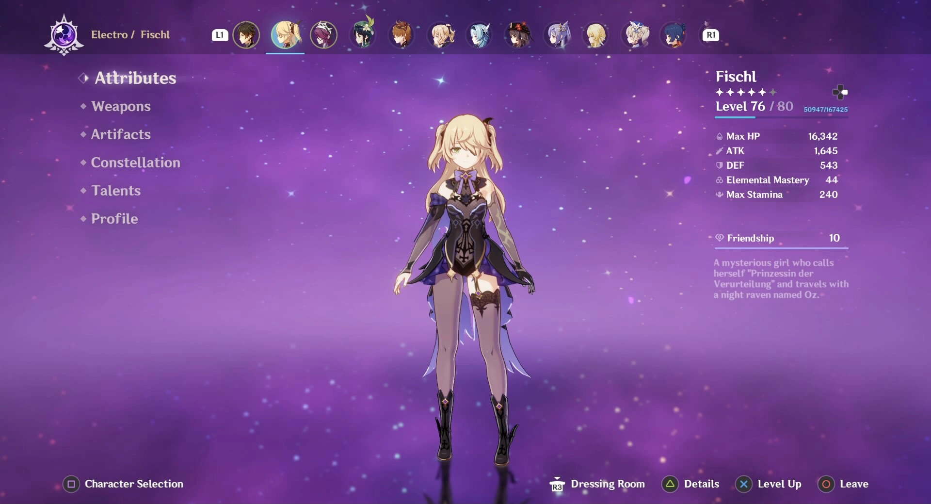 Physical Fischl Build | Fandom