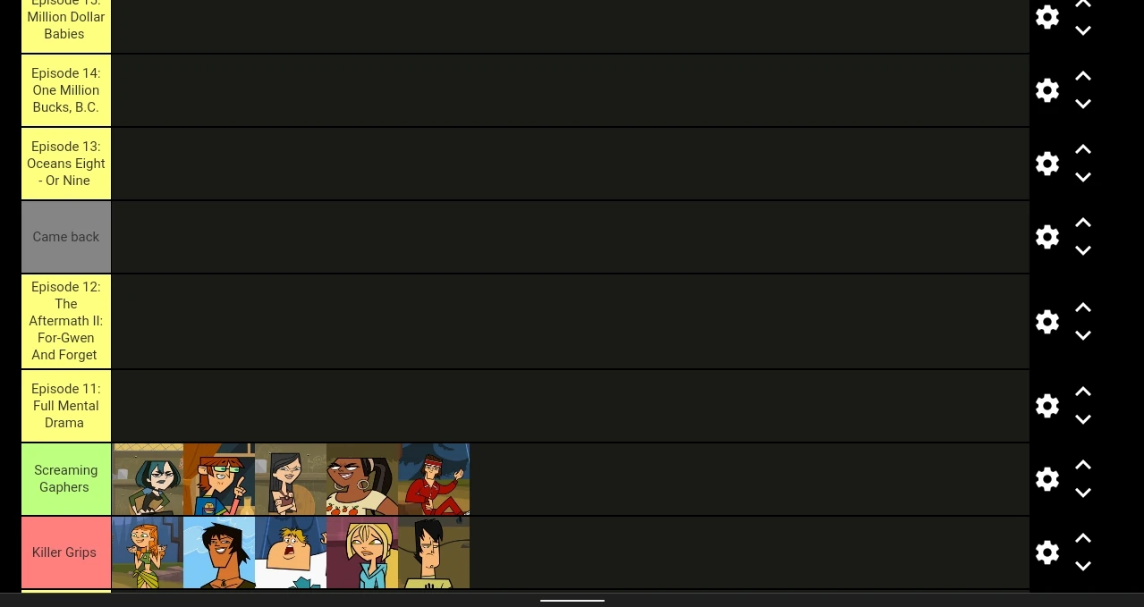 Total drama Action viewer voting episode 11 ( number 3 we late) | Fandom
