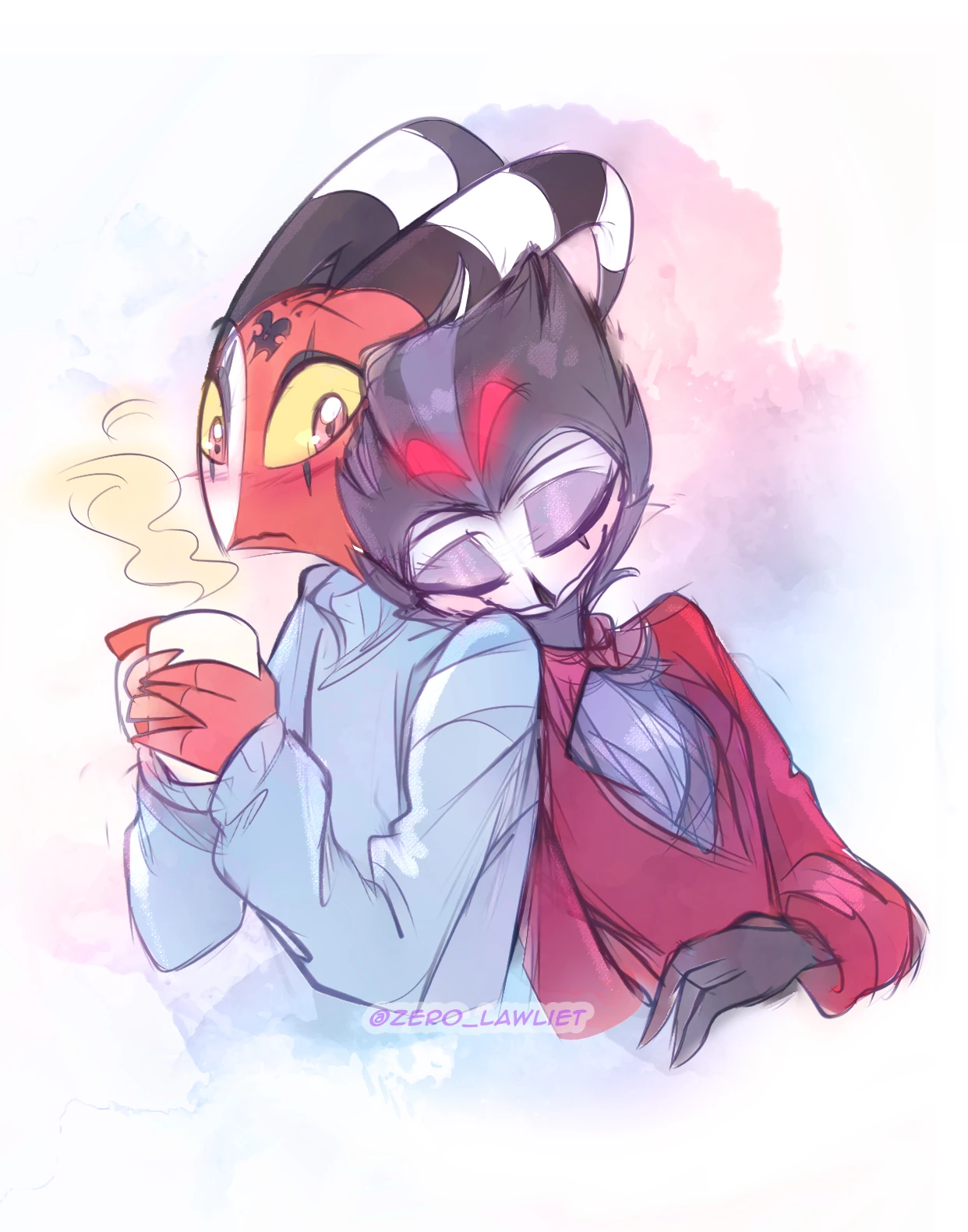 this artwork is by twitter user "zero_lavwliet". | Fandom