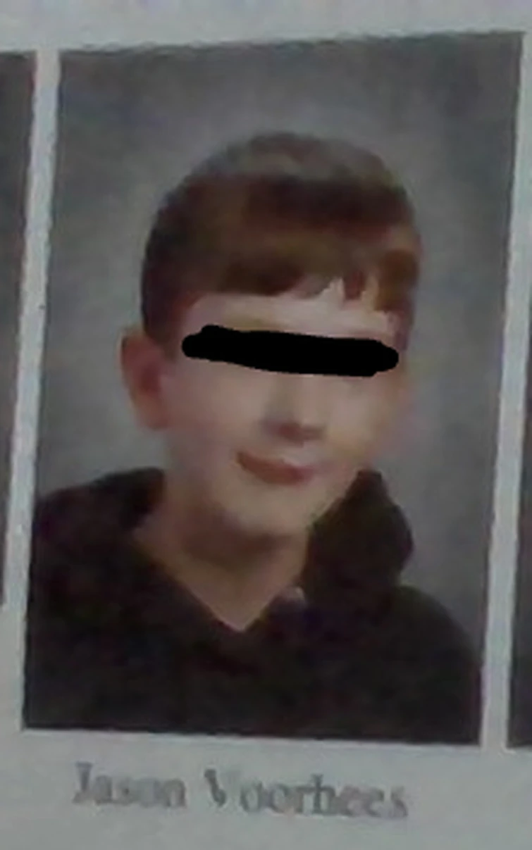 was looking at my yearbook and saw ðis (eyes redacted for identity ...