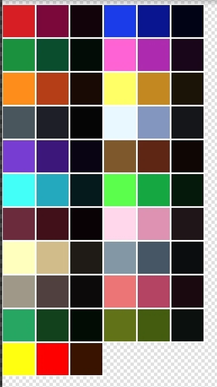 I created a palette of Among Us characters' colors in Ibis Paint X | Fandom
