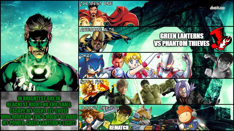 Green Lantern (Hal) MU Tier List | Fandom